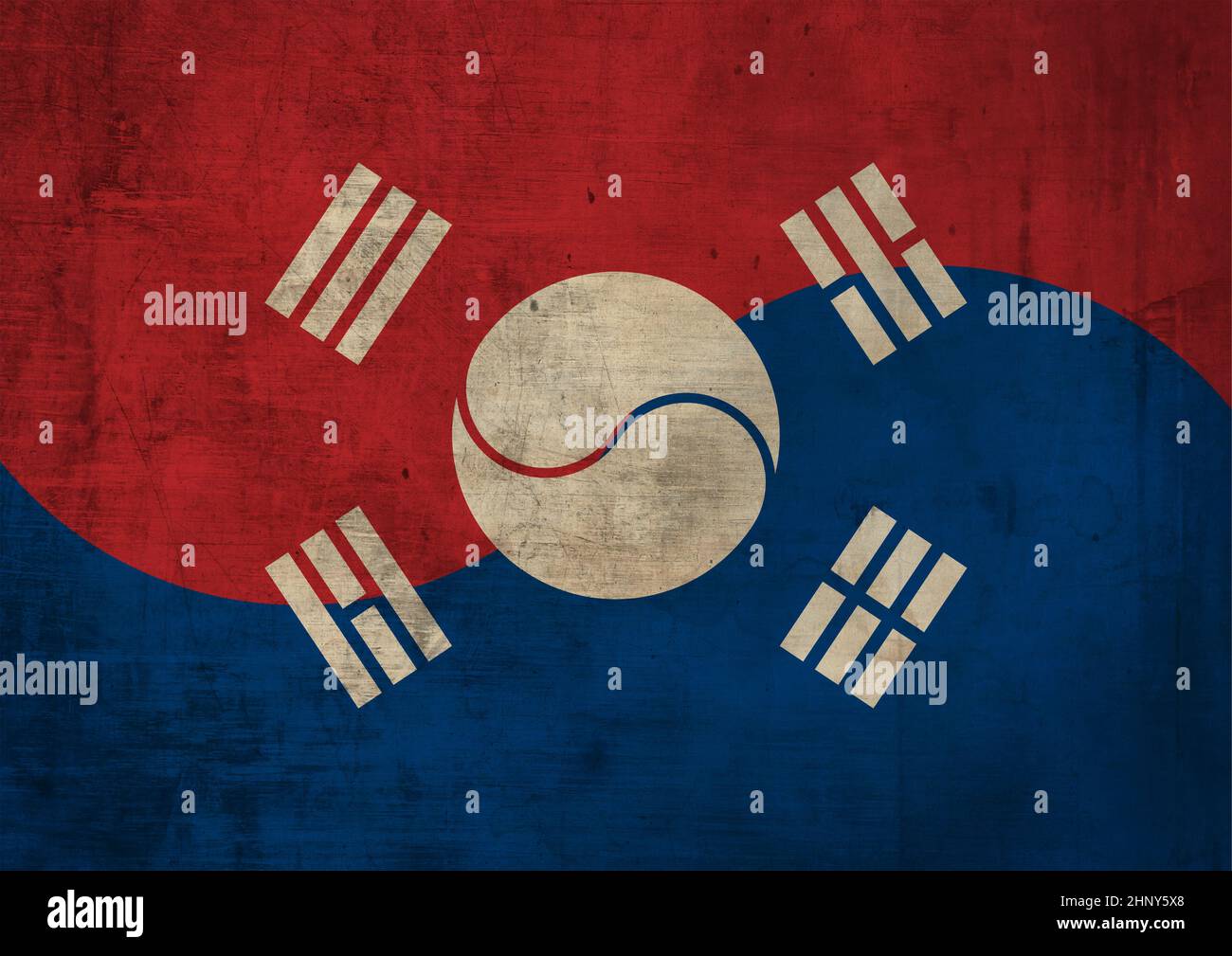 the symbol of taegeukgi from South Korea and the typography of the ...