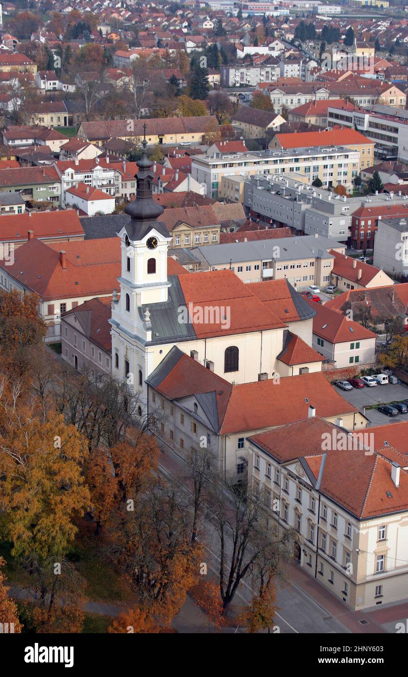 Cathedral of Saint Teresa of Avila in Bjelovar, Croatia Stock Photo - Alamy