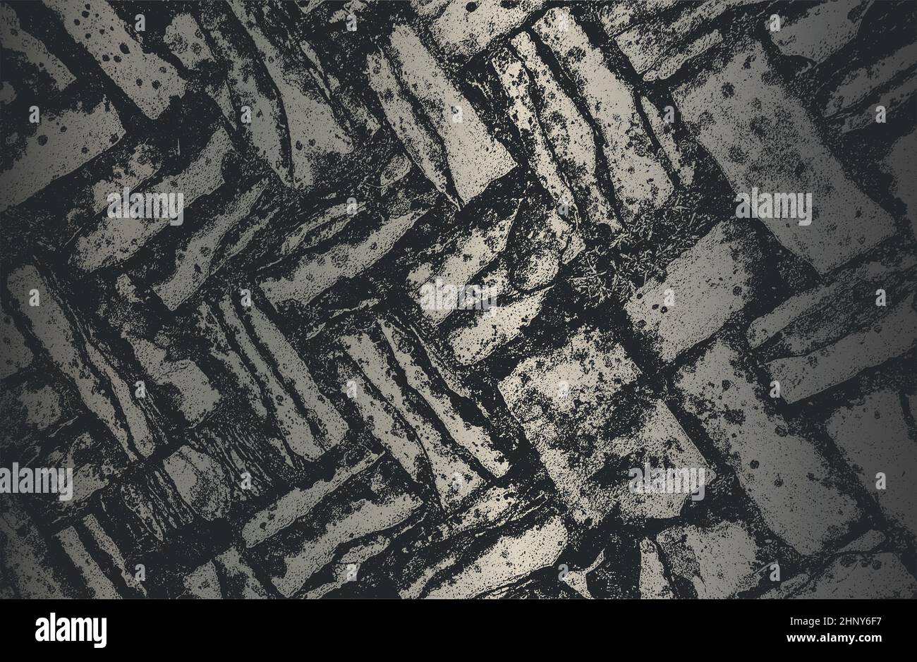 Luxury black metal gradient background with distressed brick wall ...