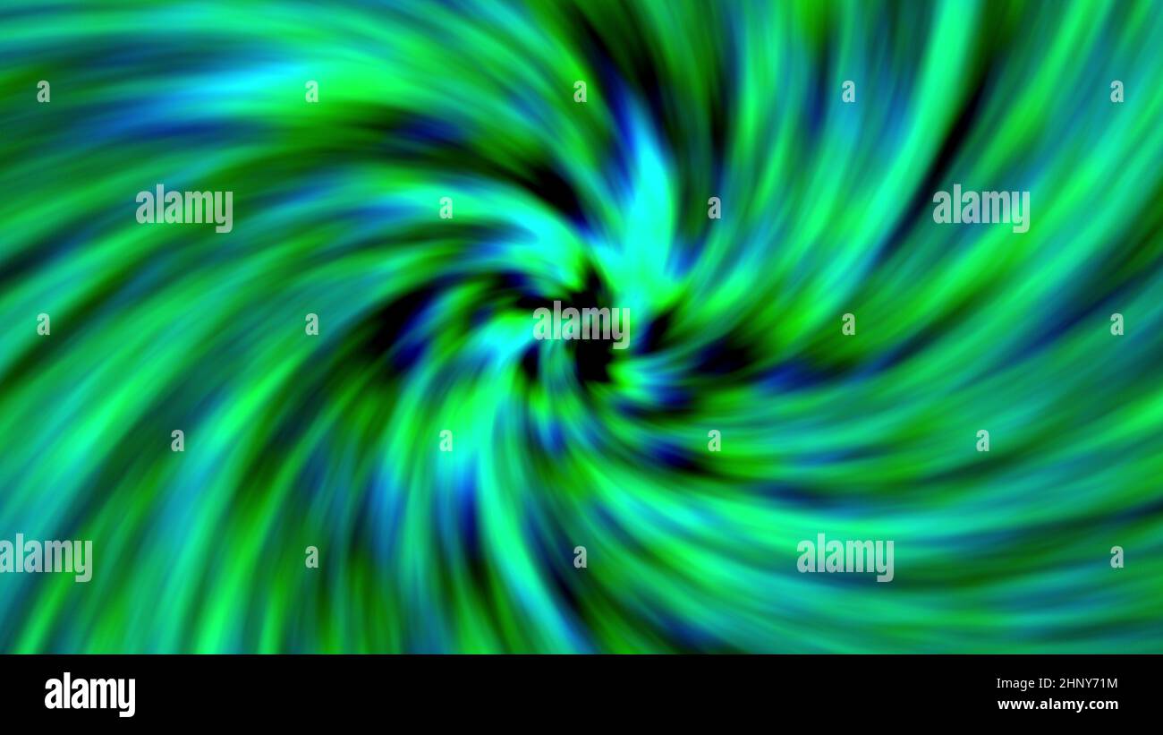 Abstract 3d render swirl with twisting lines in constant rotation ...