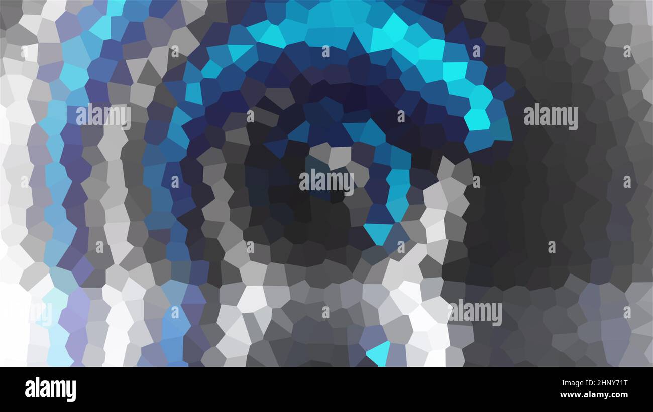 Polygonal textures in 3d render of antique wavy tracery. Ancient ...