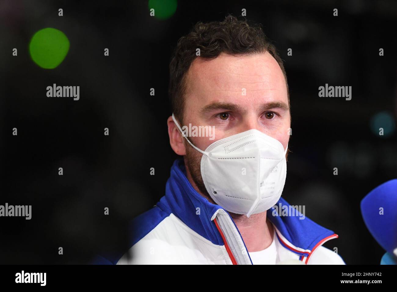 Prague, Czech Republic. 17th Feb, 2022. Czech head coach Filip Pesan ...