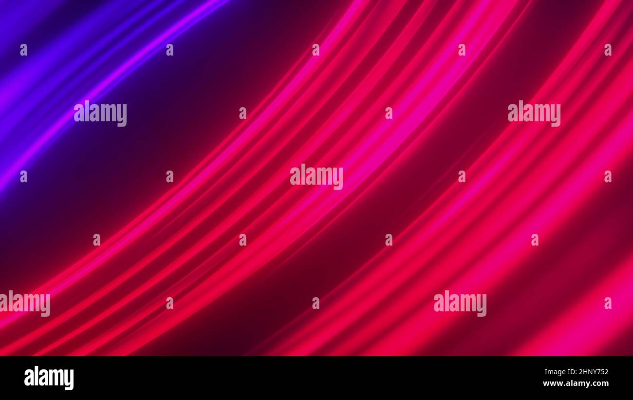 Many bright band lines, abstract computer generated backdrop, 3D ...