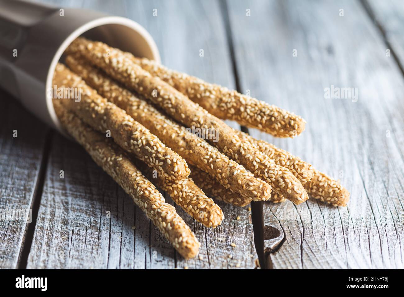 Cup bread sticks grissini hi-res stock photography and images - Alamy