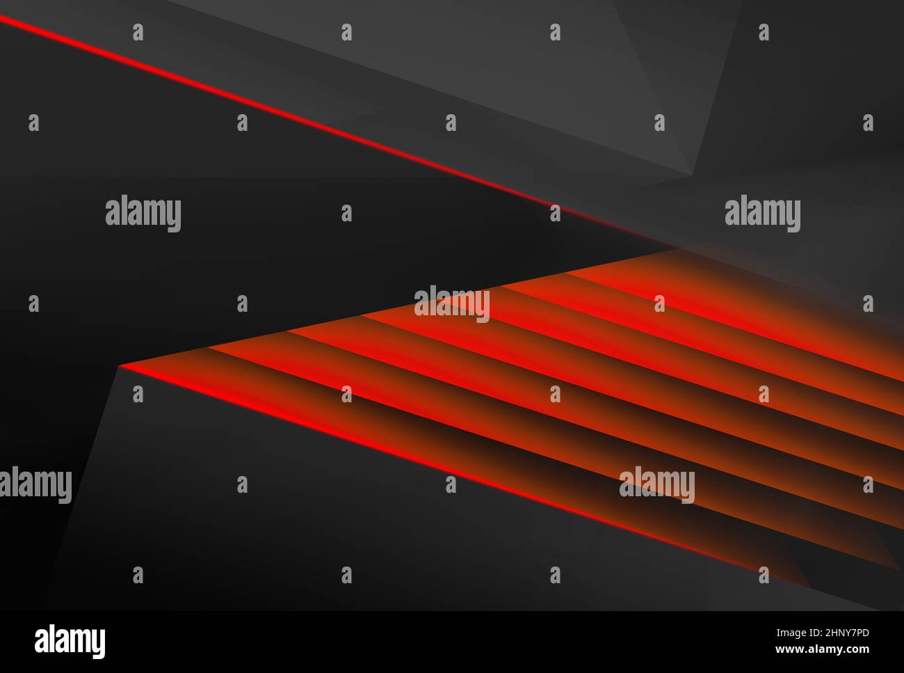 Graphical abstract dark with red highlights background Stock Photo - Alamy