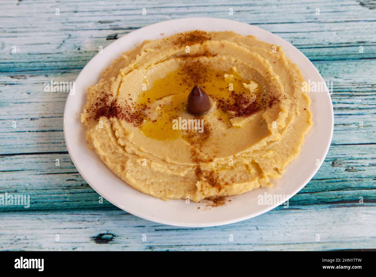 Toast homemade hummus baked hi-res stock photography and images - Alamy