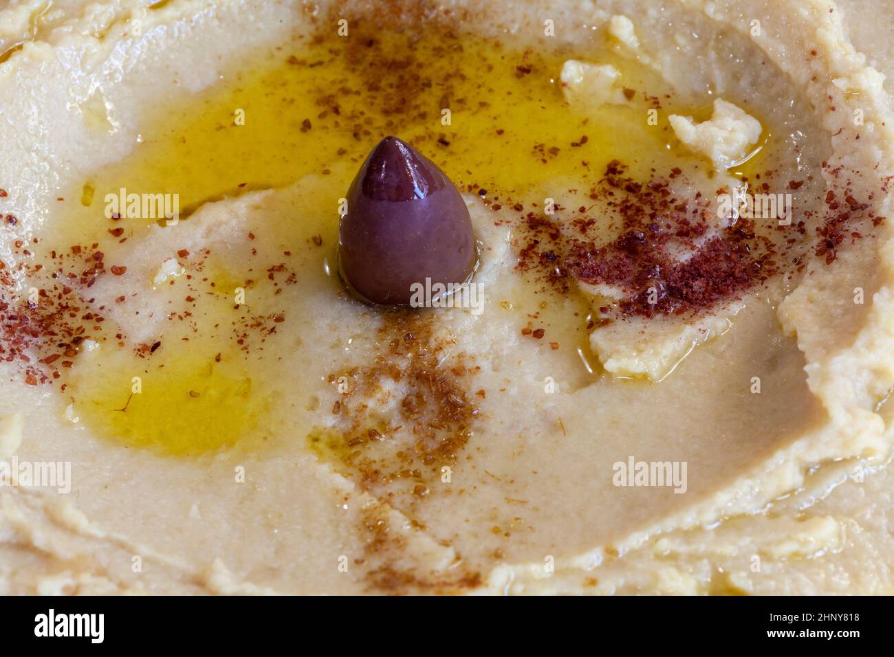 Hummus from Palestine Stock Photo - Alamy