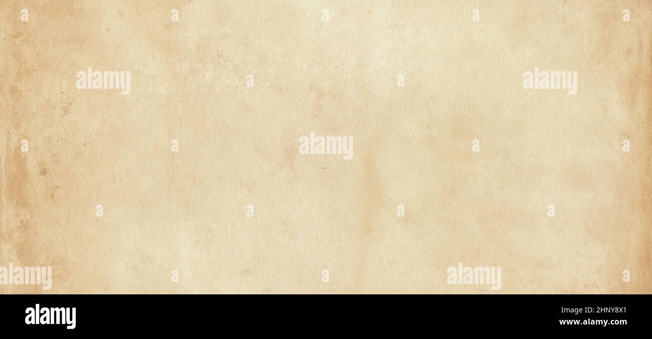 Old parchment paper. Horizontal banner texture wallpaper Stock Photo ...