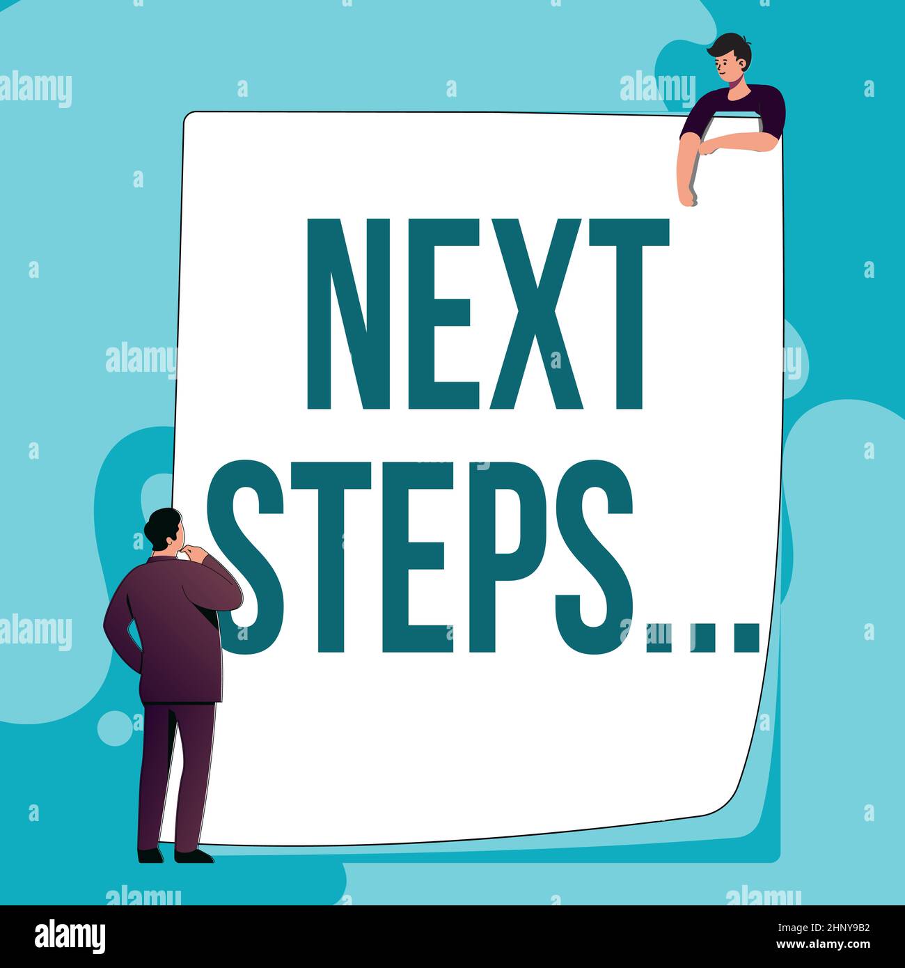 Text sign showing Next Steps, Business concept something you do or plan ...
