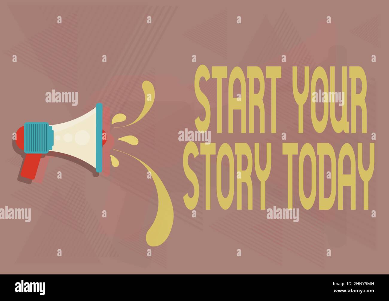 Writing displaying text Start Your Story Today, Conceptual photo work ...