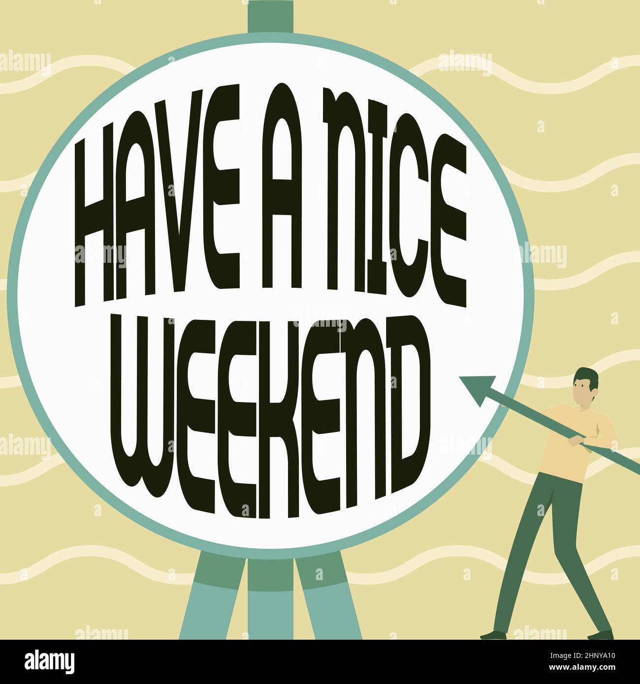 Text caption presenting Have A Nice Weekend, Business overview wishing ...