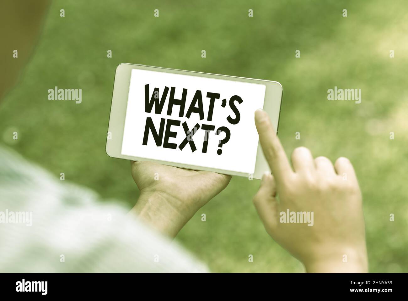 Conceptual display What S Next Question, Business concept asking person ...
