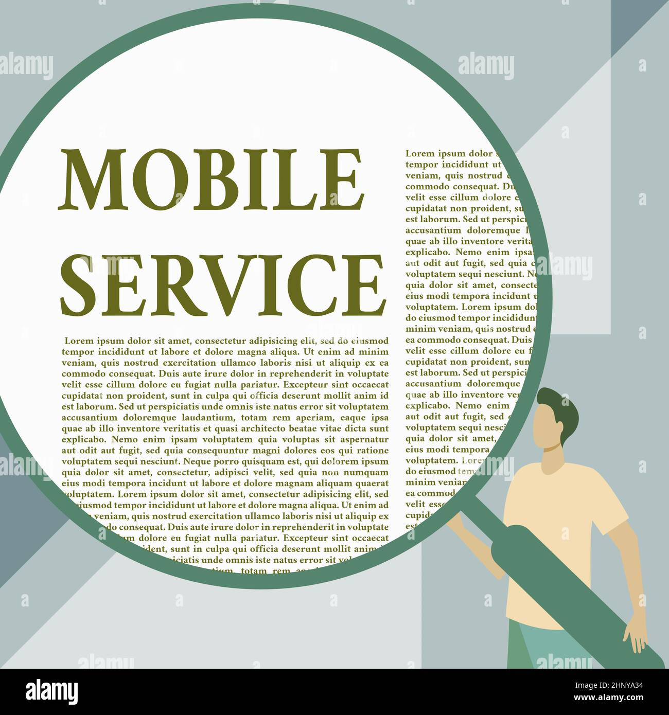 Conceptual Caption Mobile Service Business Approach Radio