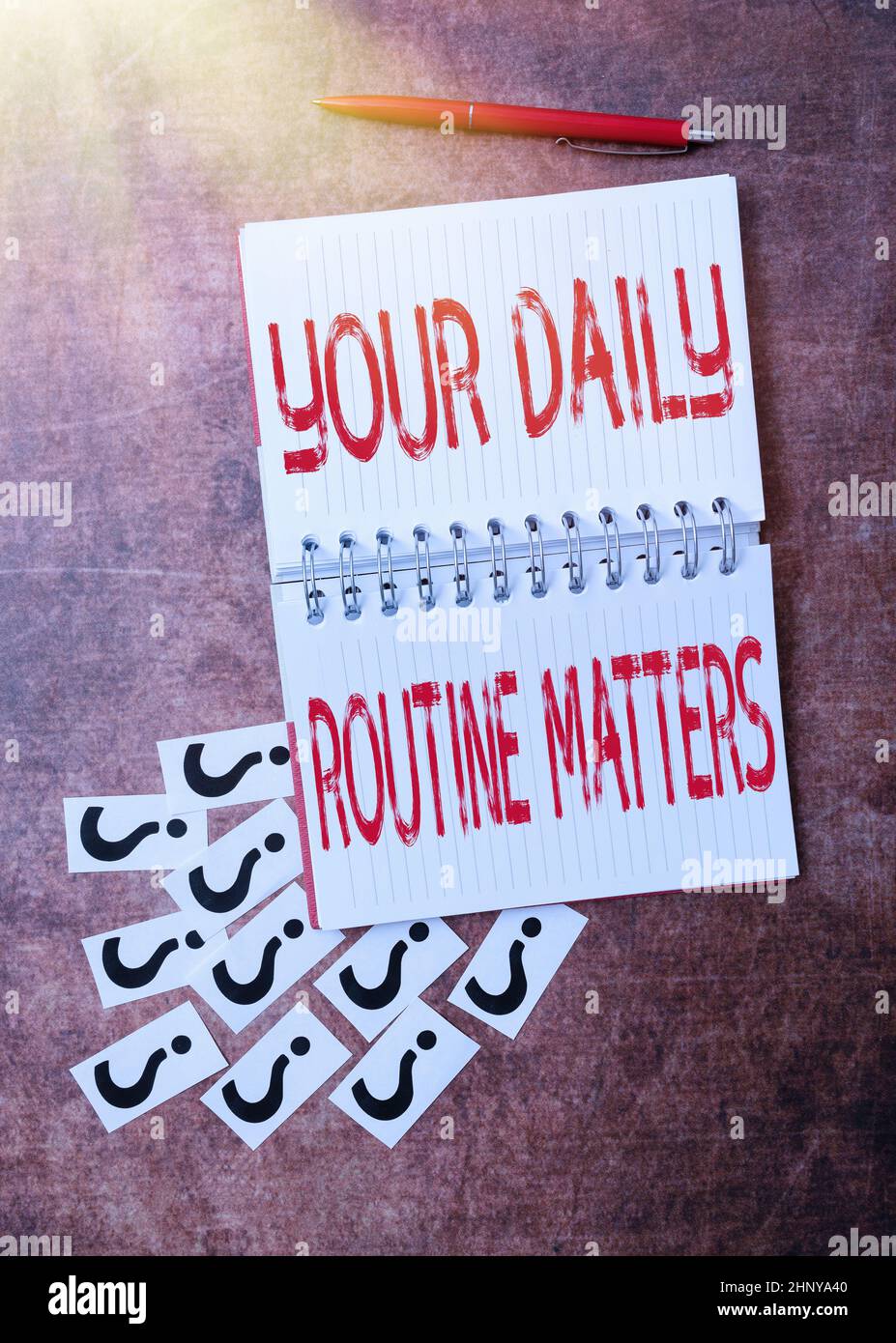 Conceptual display Your Daily Routine Matters, Business concept ...