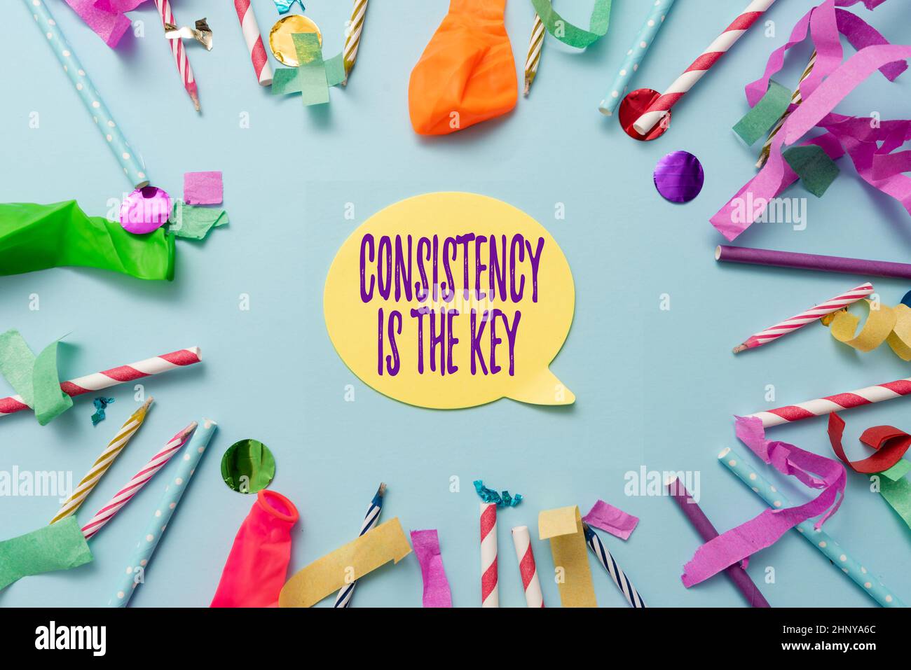 Handwriting text Consistency Is The Key, Word Written on by Breaking ...