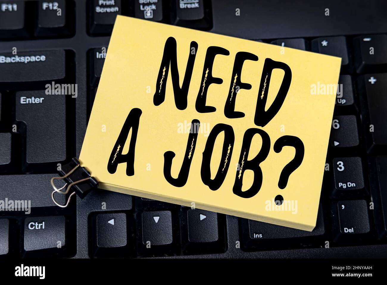 Conceptual display Need A Job Question, Business overview to recruit a ...