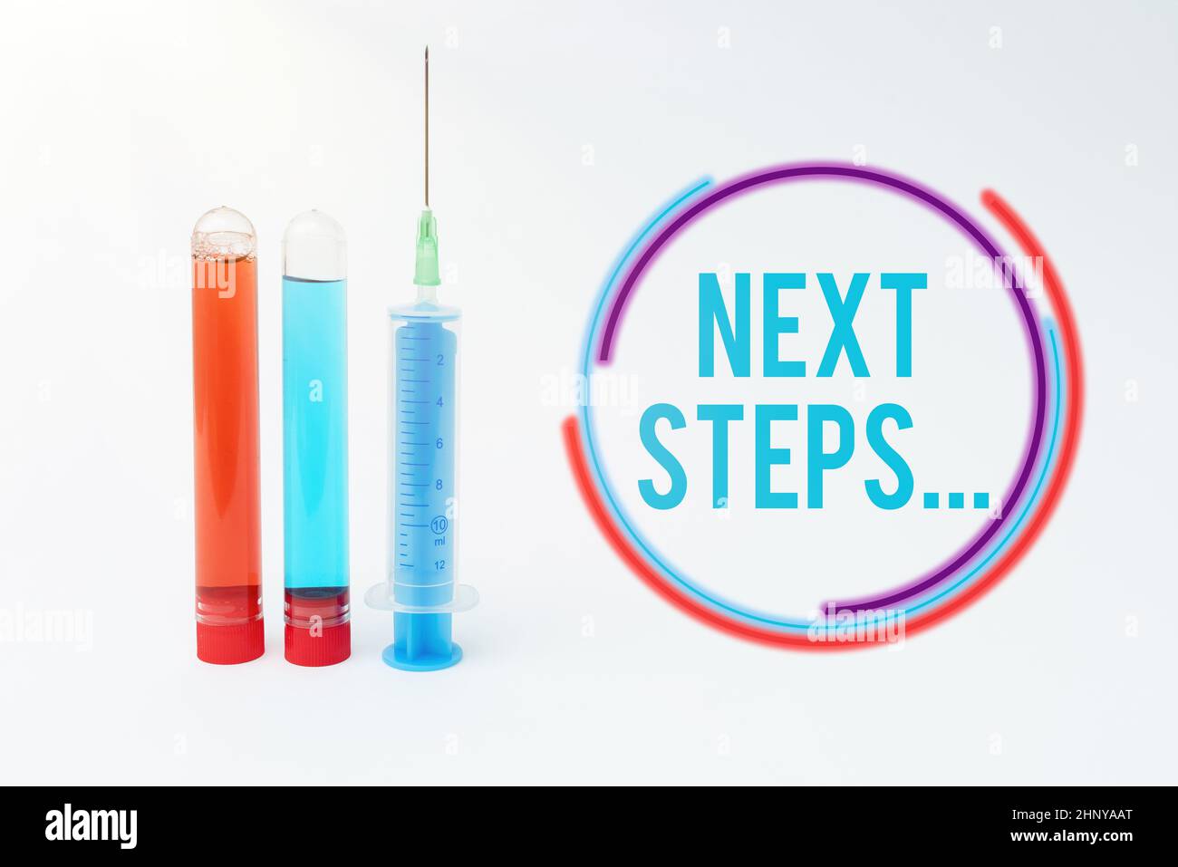 Text sign showing Next Steps, Business overview something you do after ...