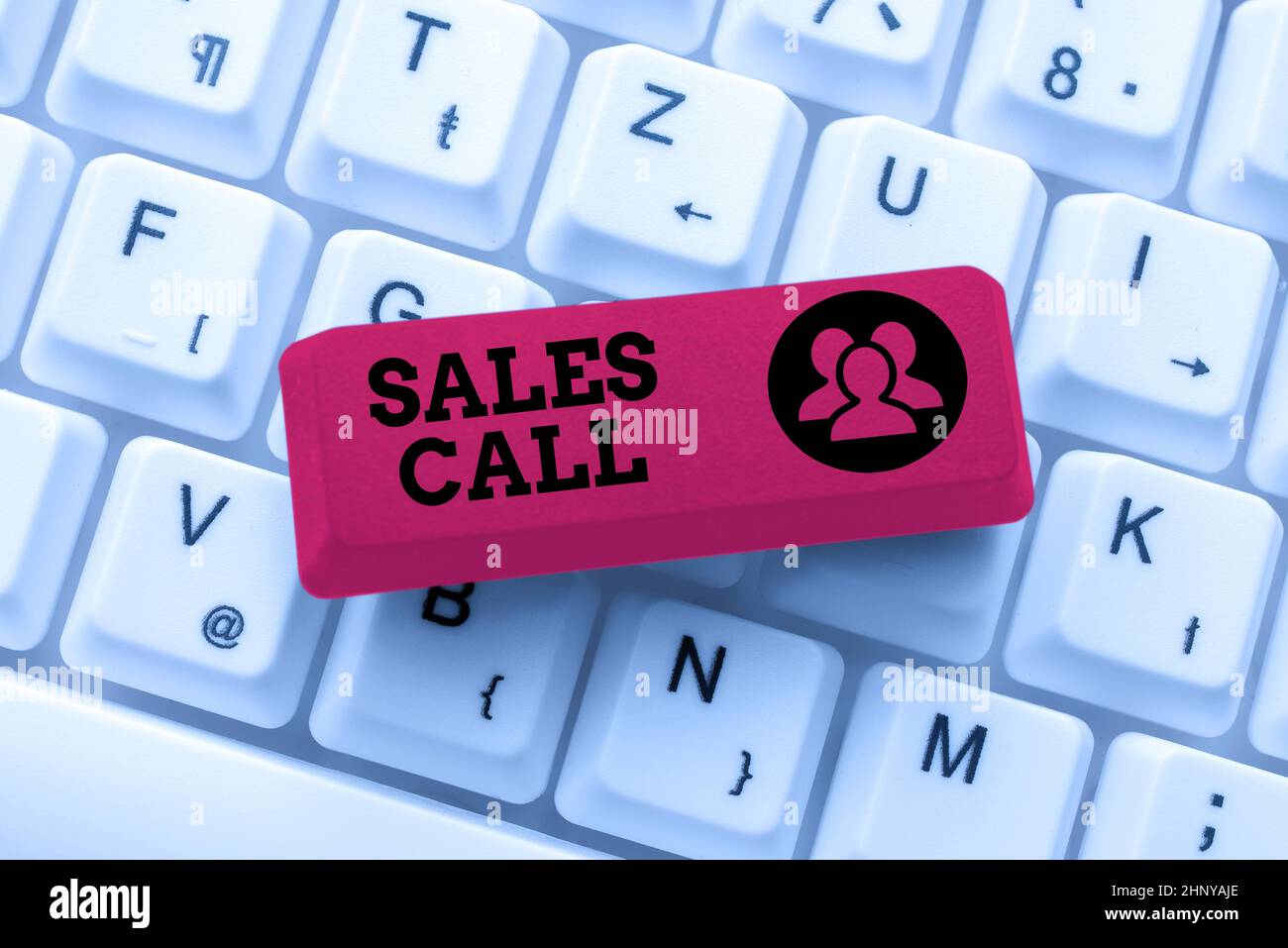 Hand writing sign Sales Call, Business approach a phone call made by a ...