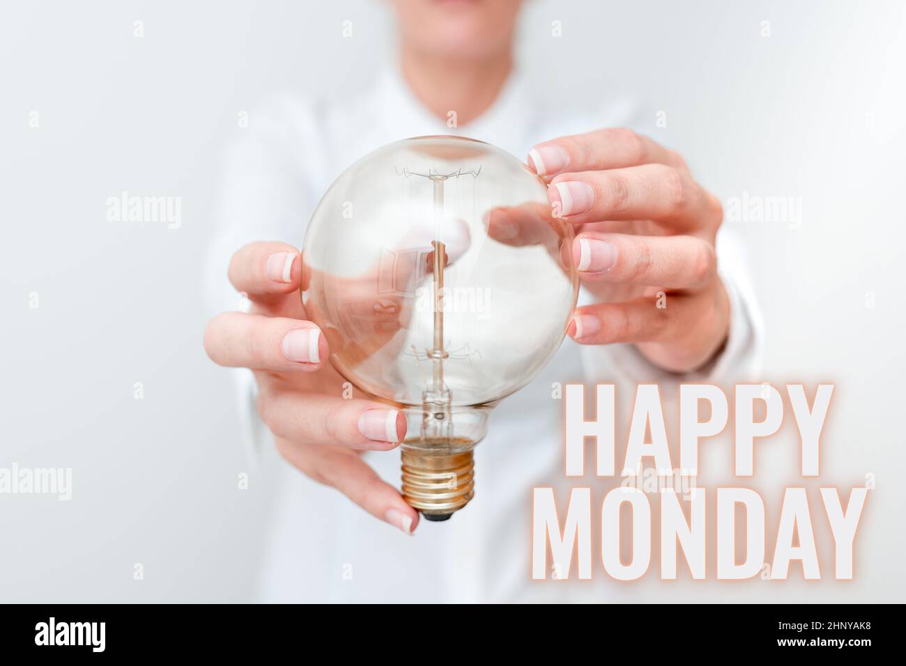 Inspiration showing sign Happy Monday, Business showcase telling that ...