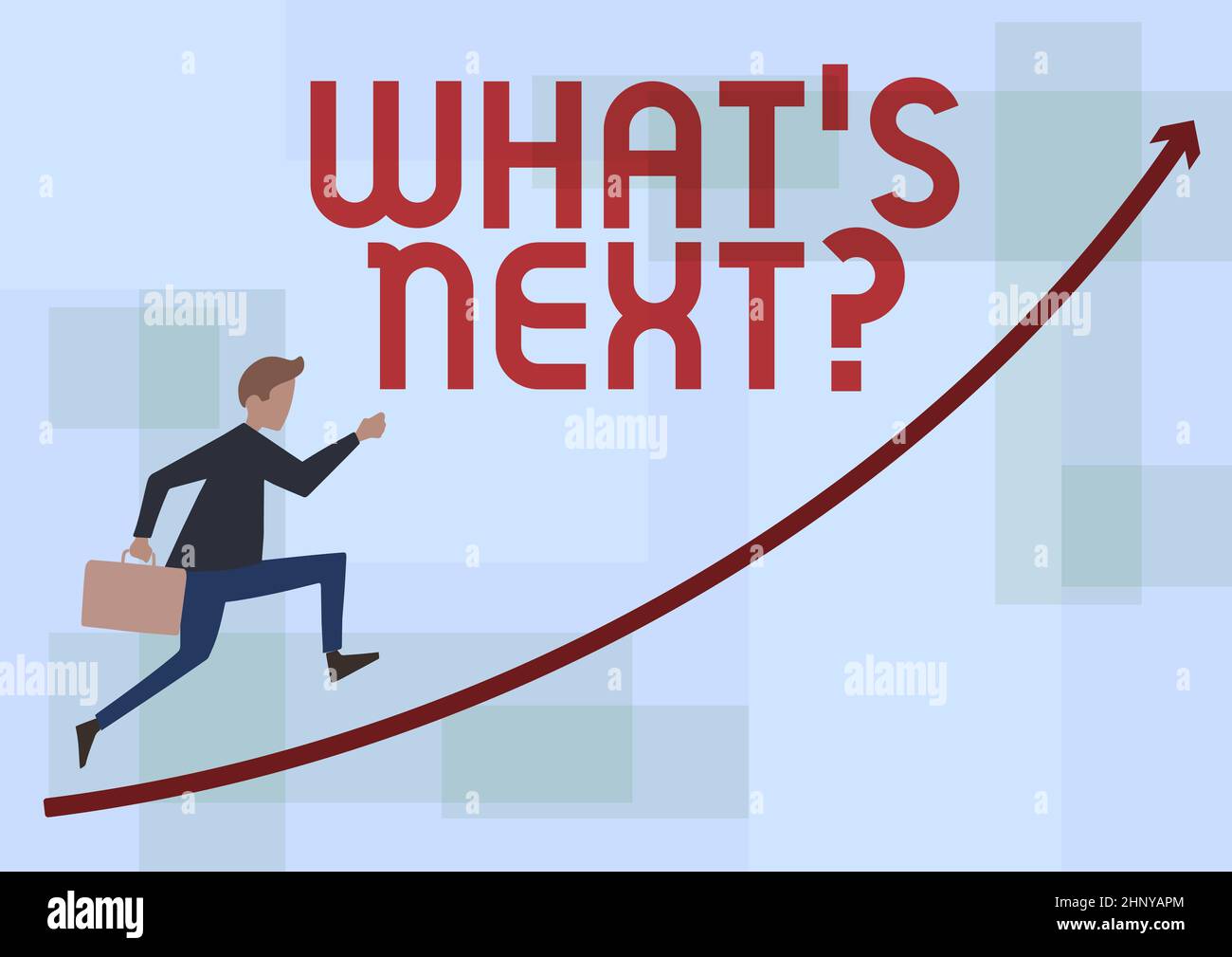 Conceptual display What S Next Question, Business showcase asking ...