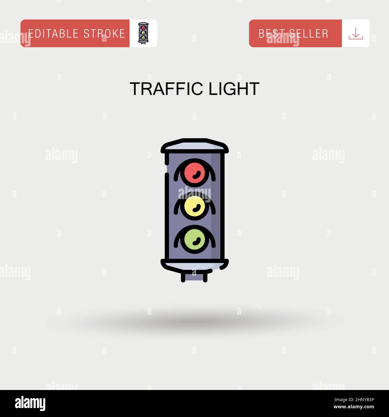 Traffic light icon hi-res stock photography and images - Alamy