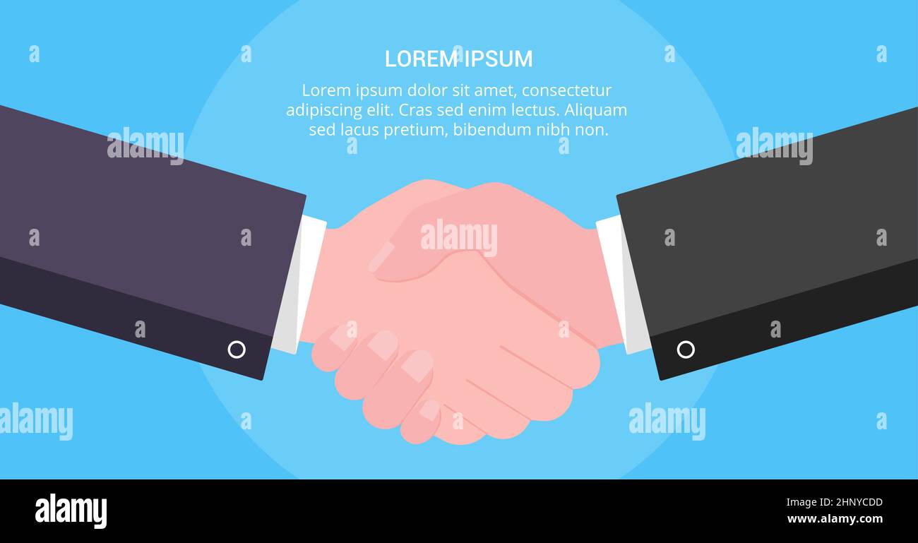 Farewell handshake Stock Vector Images - Alamy