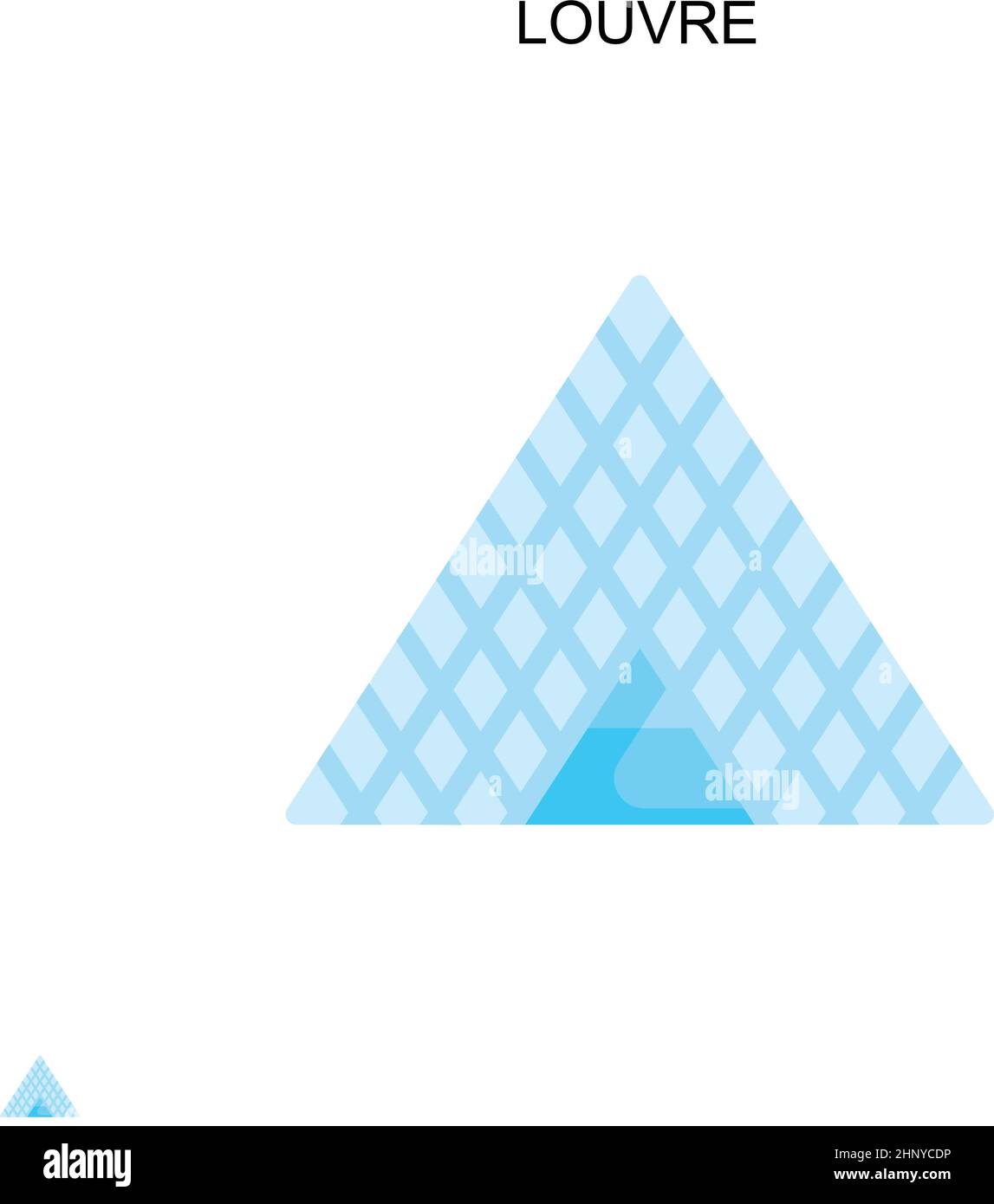 Louvre pyramid water Stock Vector Images - Alamy