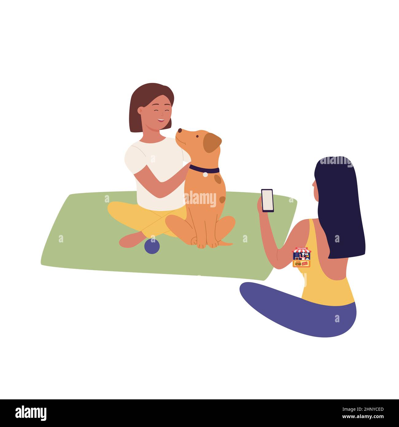 Happy dog photos Stock Vector Images - Alamy