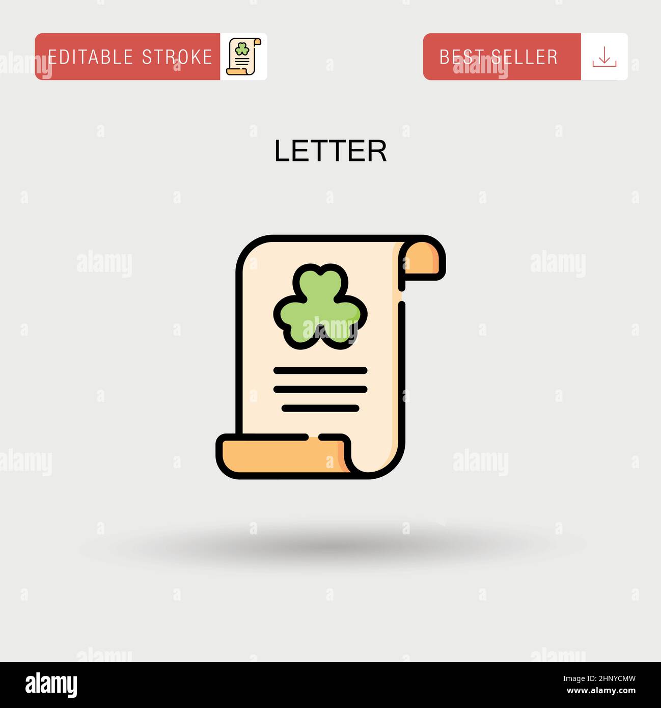 Letter icon text hi-res stock photography and images - Alamy