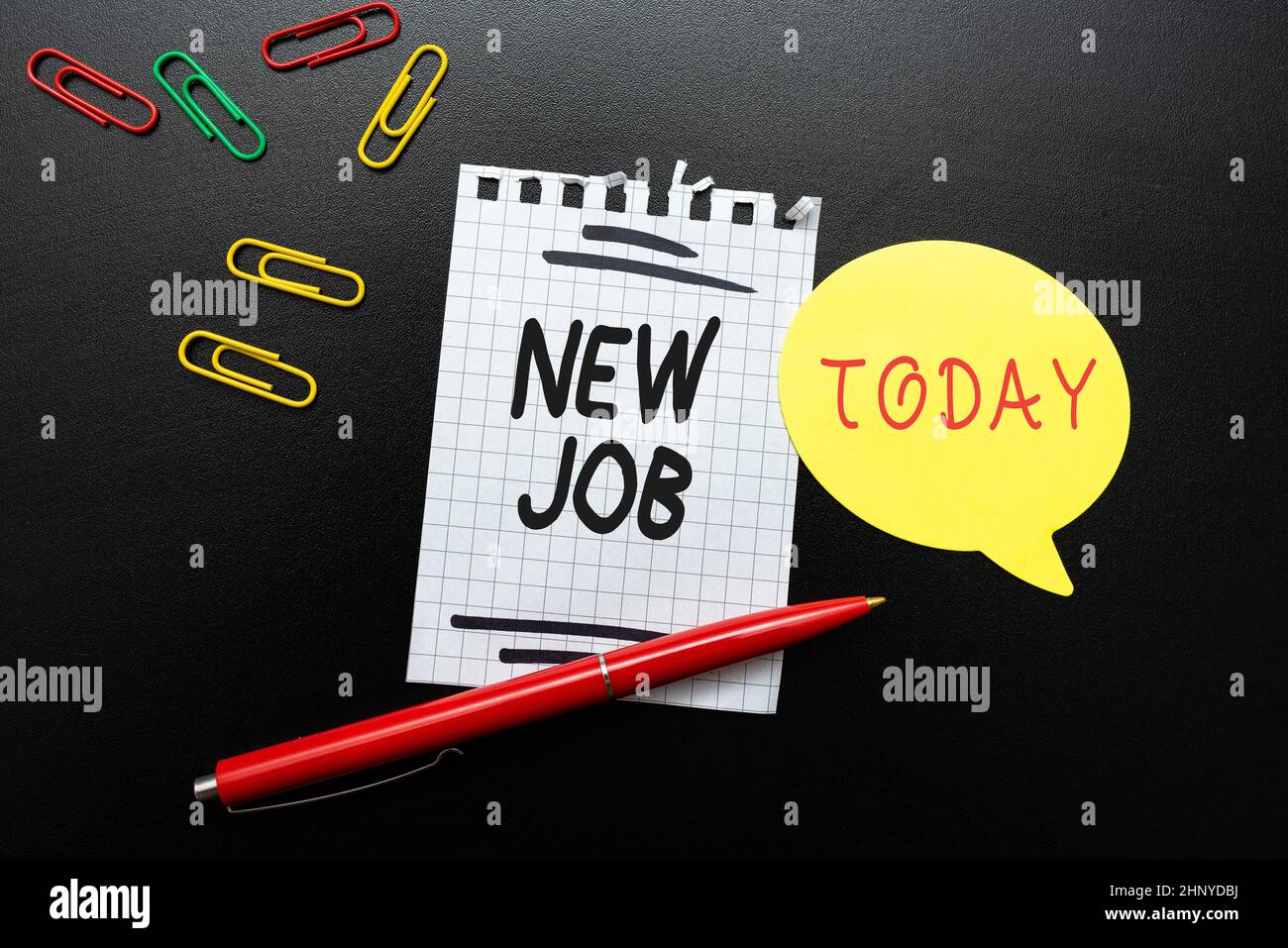 Inspiration showing sign New Job, Word Written on recently having paid ...