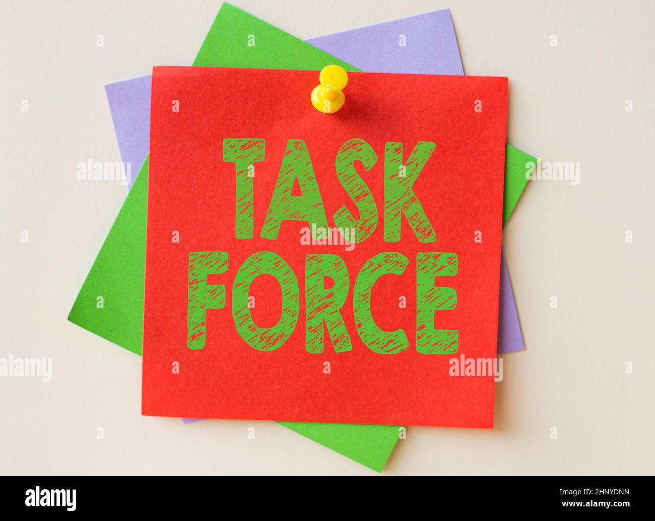 Hand writing sign Task Force, Business approach a group of showing who ...