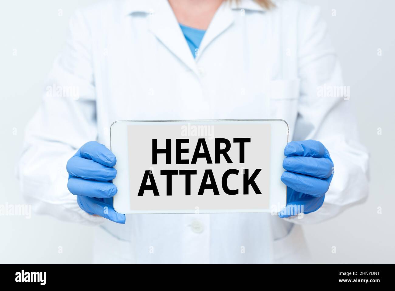 Text showing inspiration Heart Attack, Word Written on sudden ...