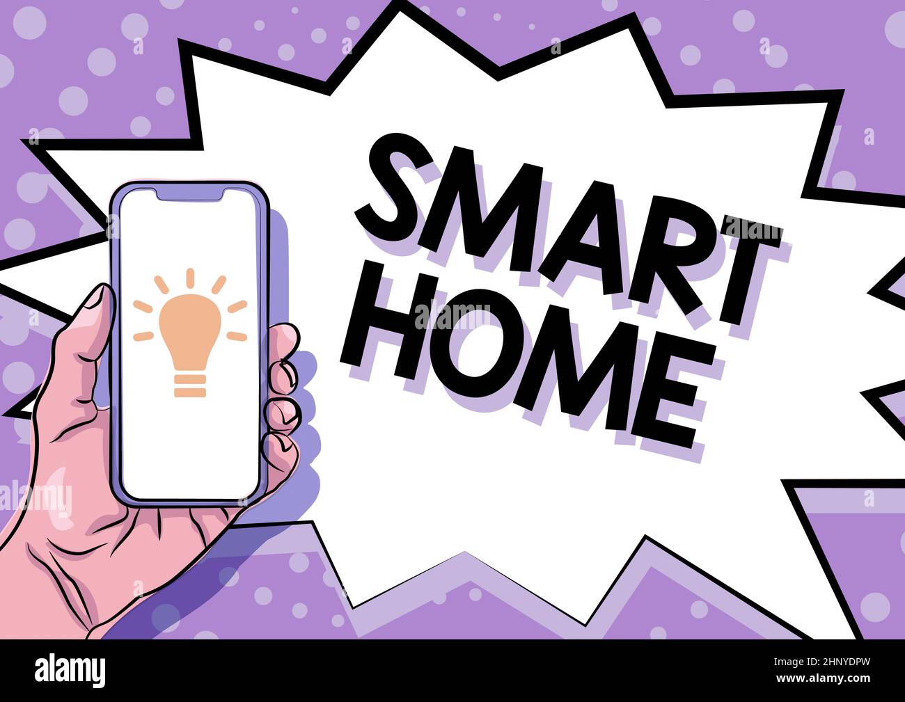 Inspiration showing sign Smart Home, Internet Concept automation system ...