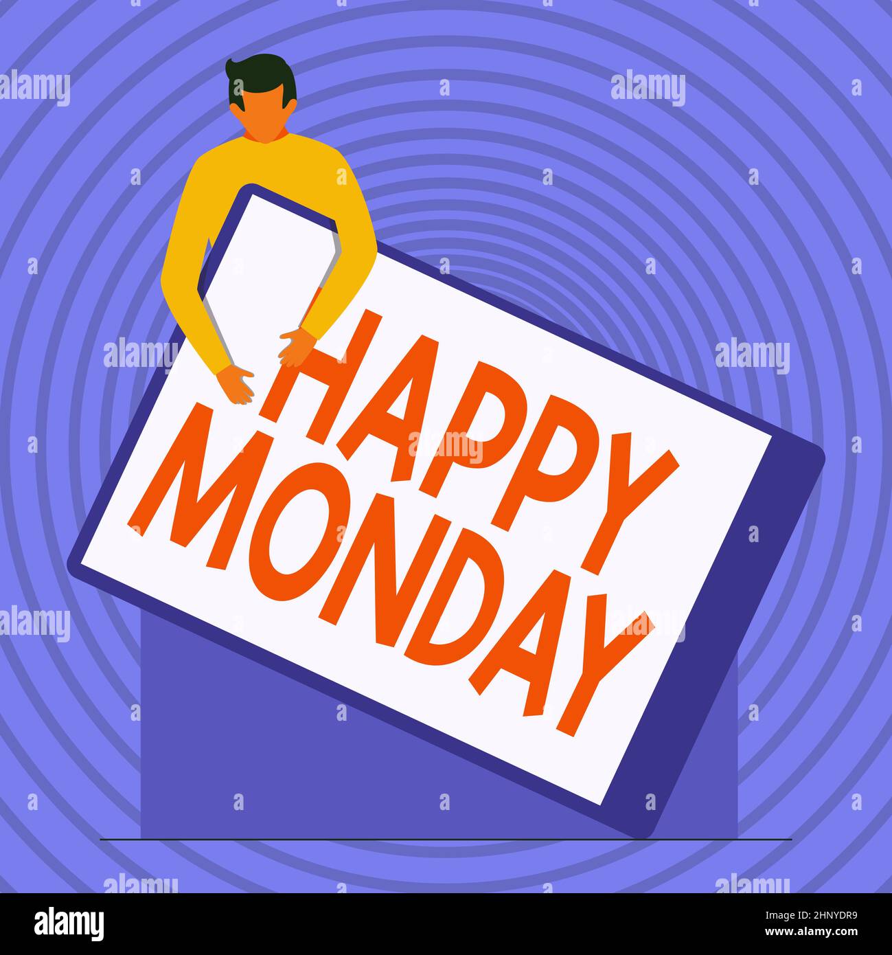 Inspiration showing sign Happy Monday, Word Written on telling that ...