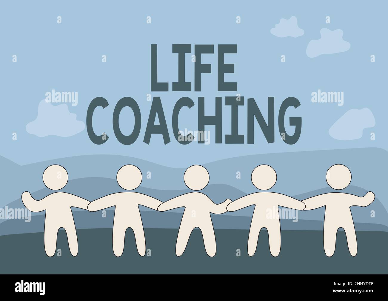 Text showing inspiration Life Coaching, Word Written on person employed ...