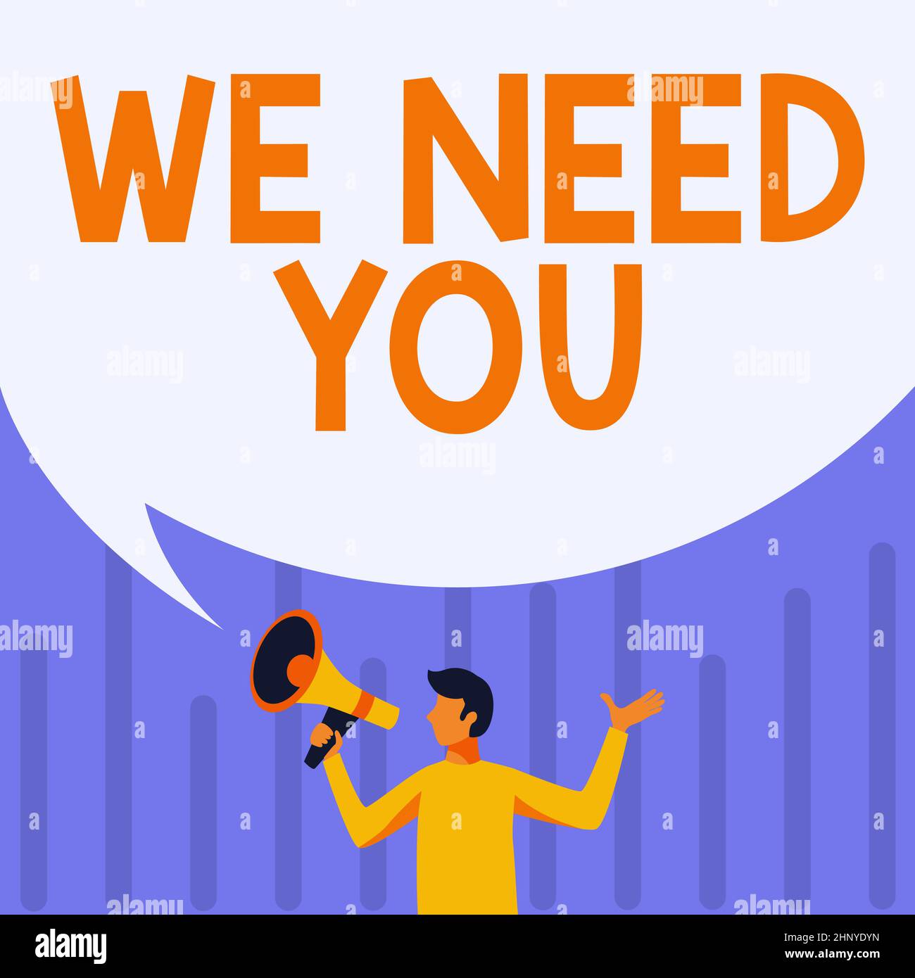 Sign displaying We Need You, Business showcase asking someone to work ...