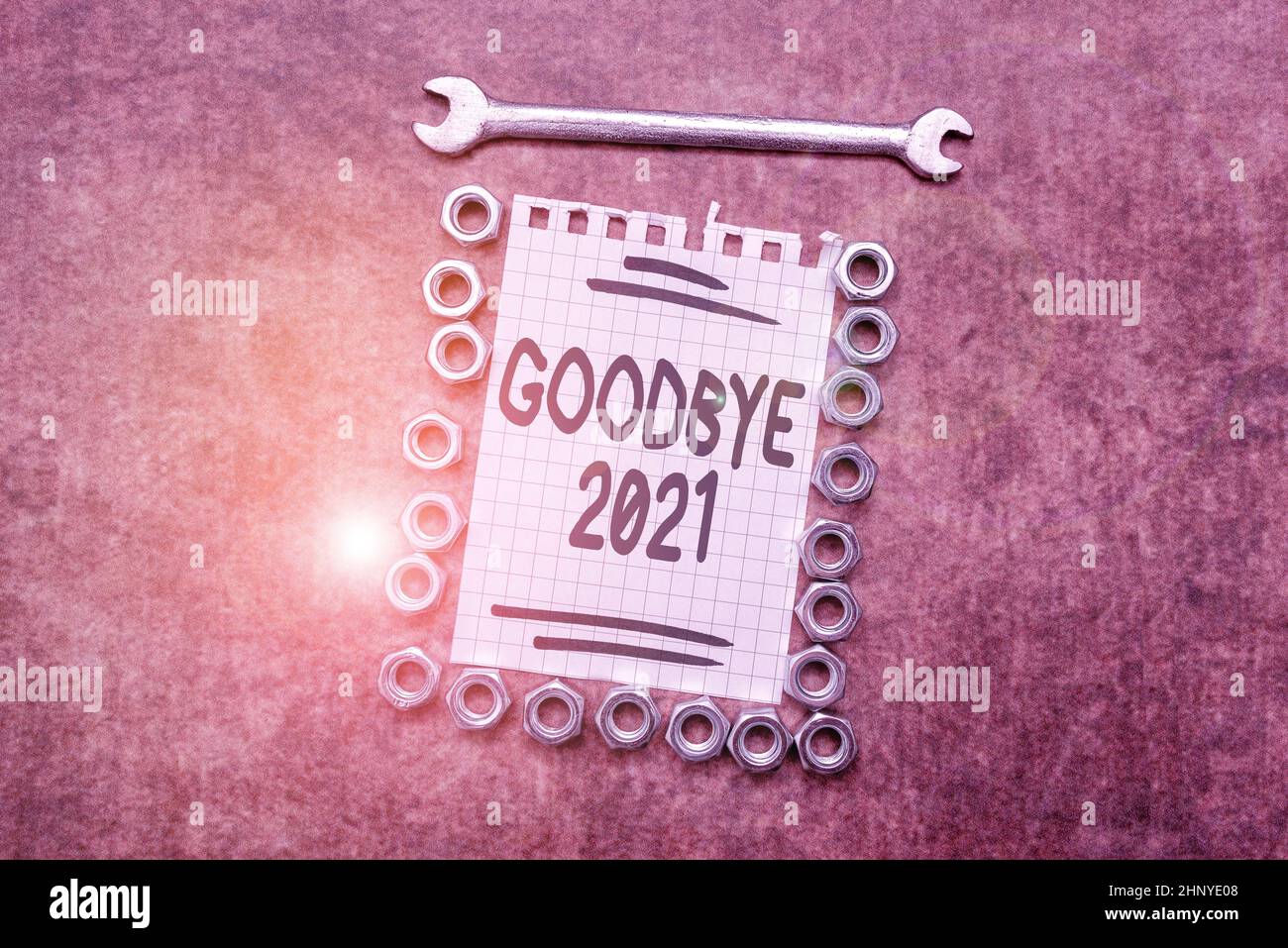 Good bye 2021 happy new hi-res stock photography and images - Alamy