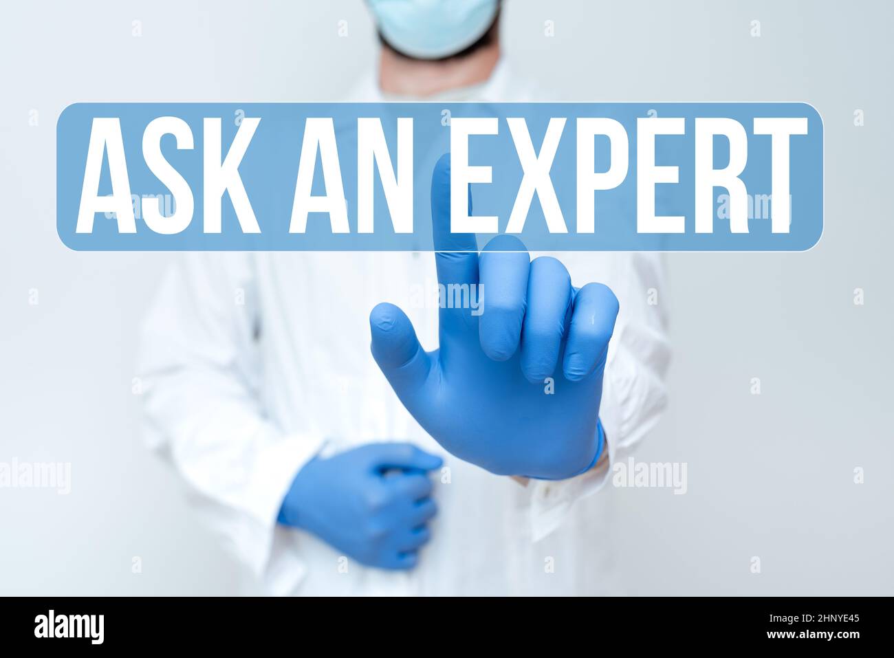 Hand writing sign Ask An Expert, Conceptual photo confirmation that ...