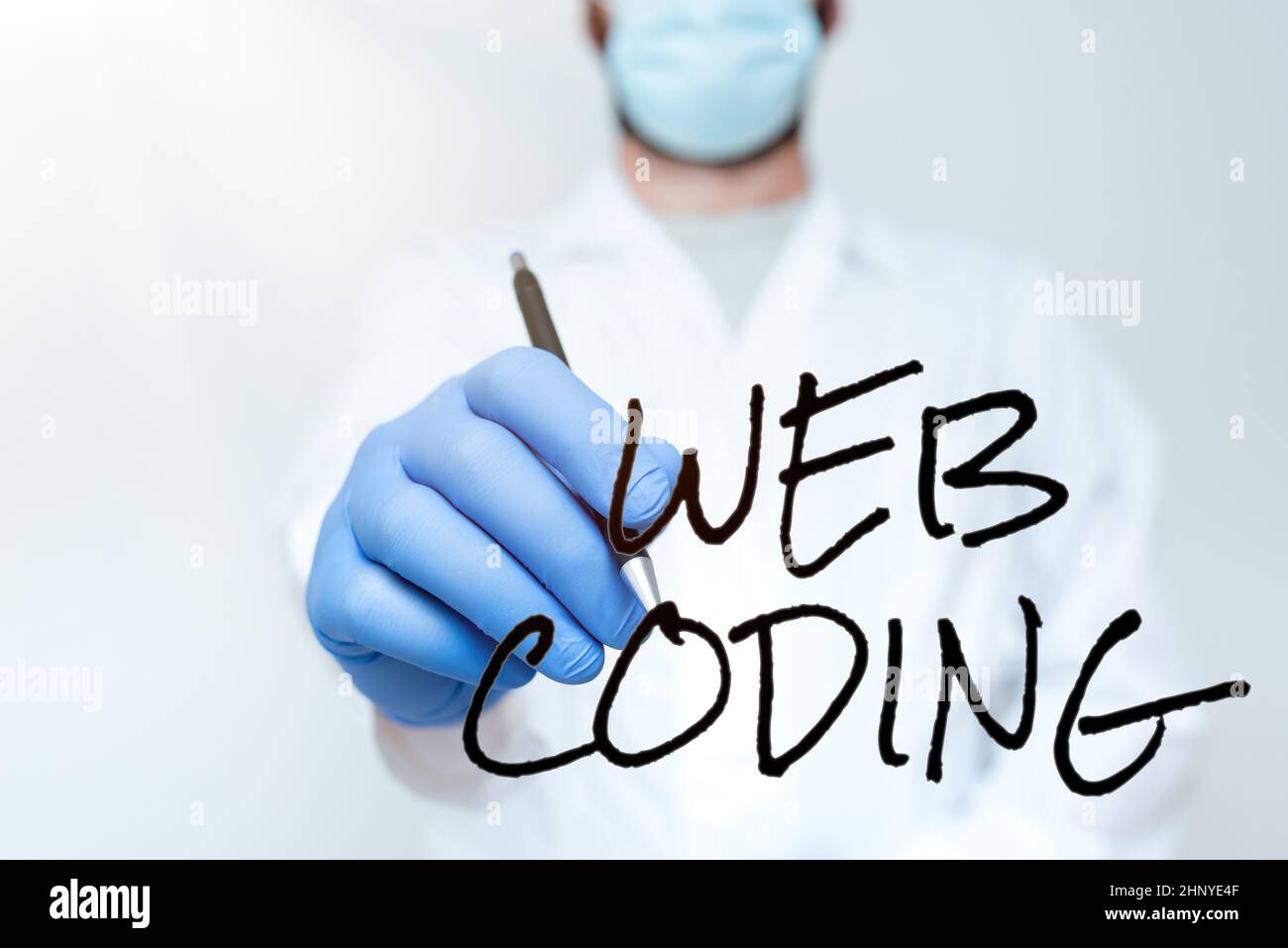 Text showing inspiration Web Coding, Business approach work involved in ...