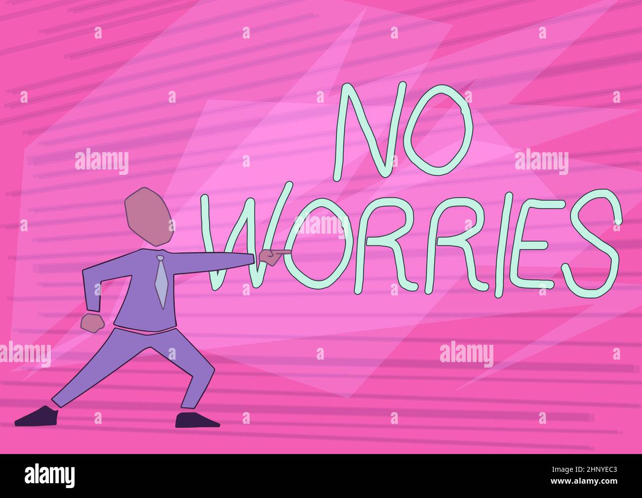 Conceptual display No Worries, Concept meaning an expression used to ...