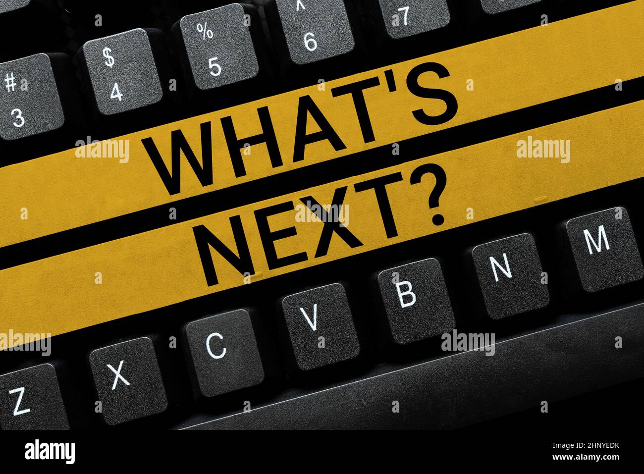 Text showing inspiration What S Next Question, Business showcase asking ...