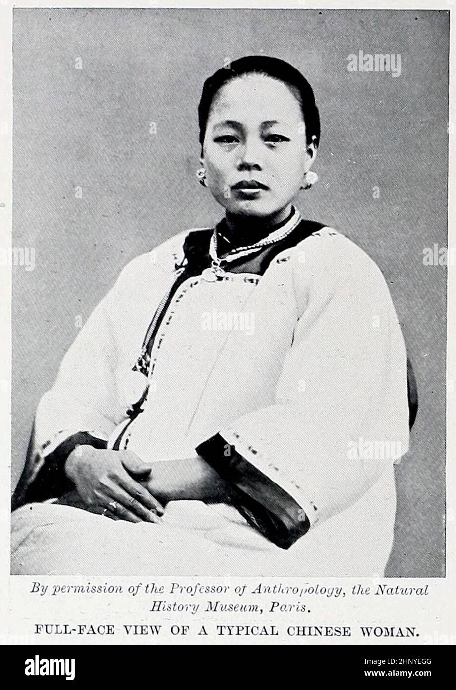 A typical Chinese woman (Full Face View) from The living races of ...