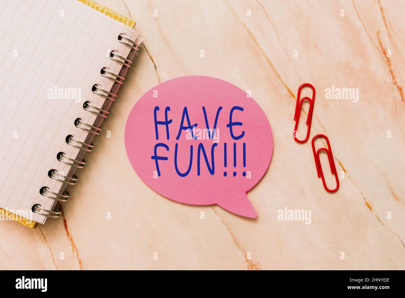 Text showing inspiration Have Fun, Concept meaning wish somebody good ...