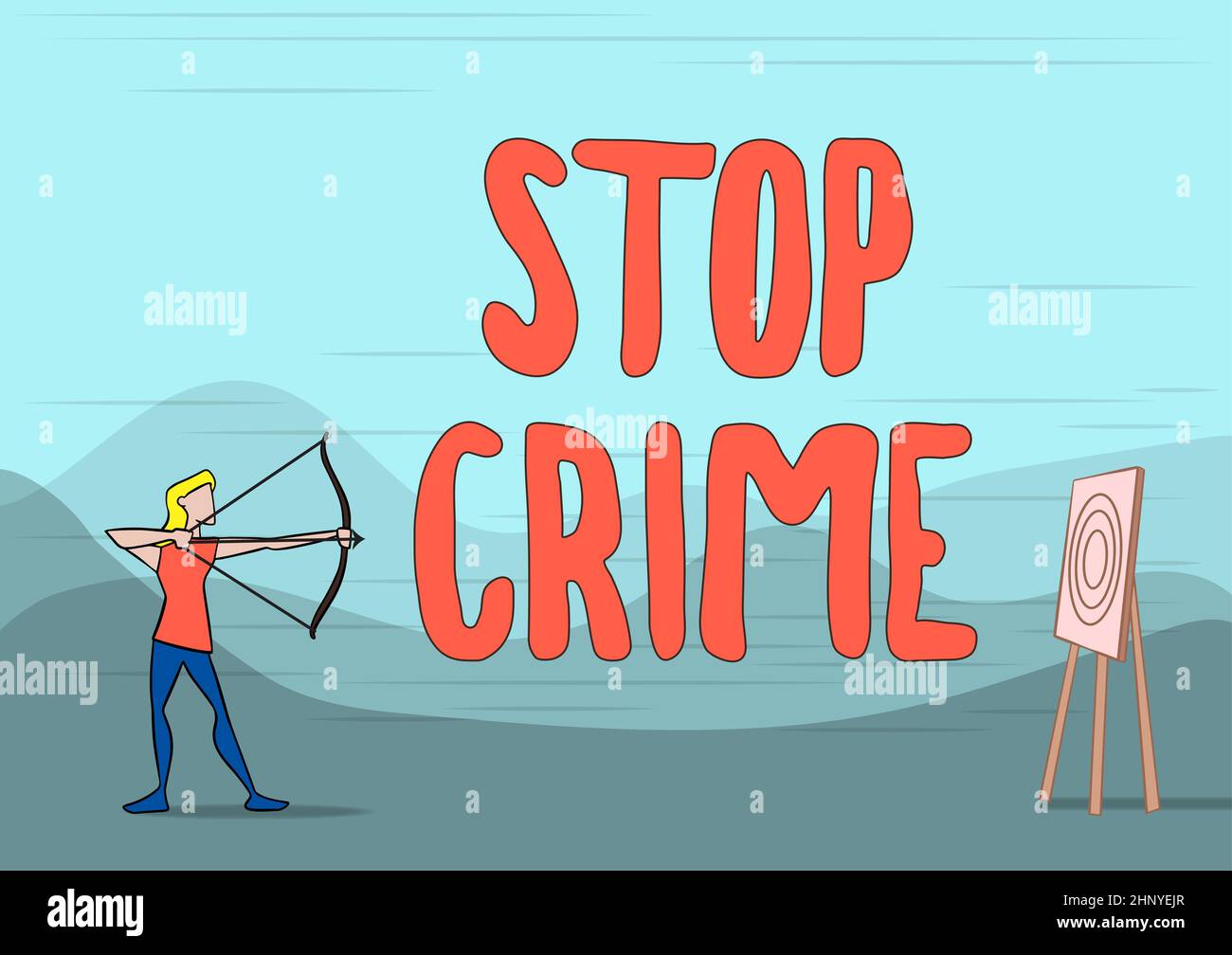 Inspiration showing sign Stop Crime, Business overview the effort or ...