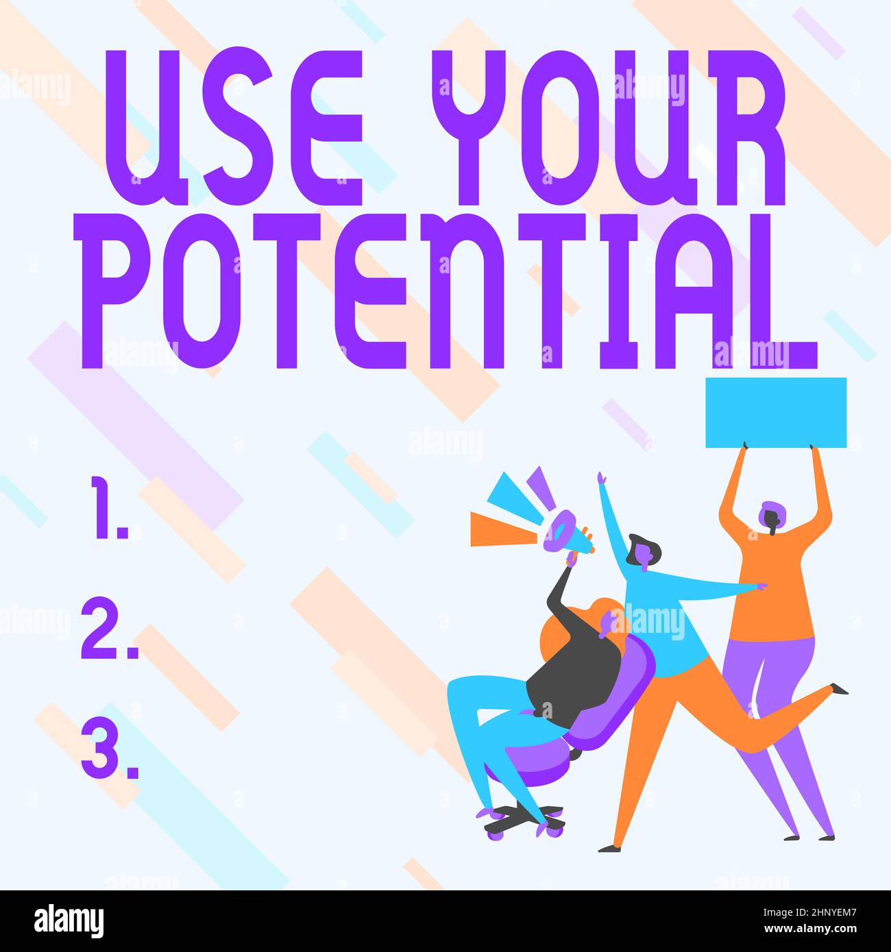 Handwriting text Use Your Potential, Business concept achieve as much ...