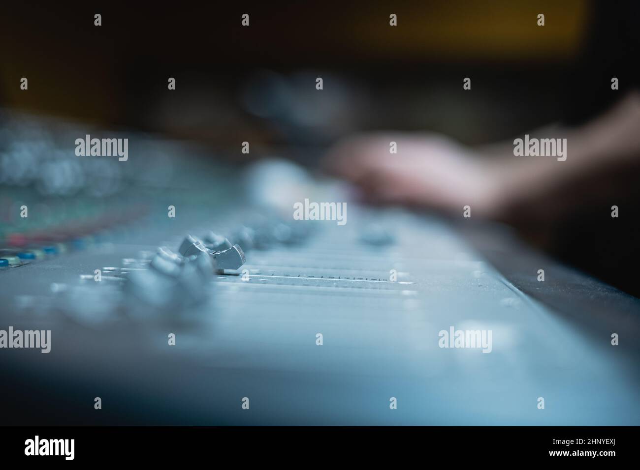 Soundboard desk hi-res stock photography and images - Alamy