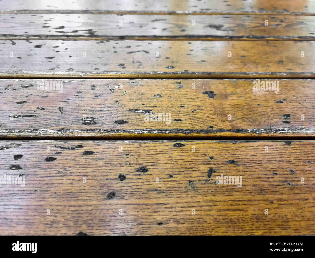 Close up view on different wooden plank surfaces in high resolution ...