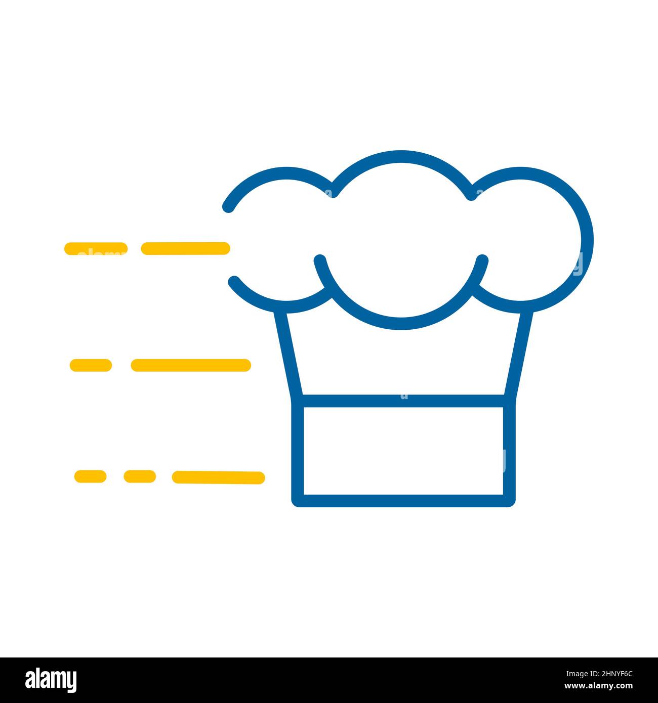 Fast delivery cook vector isolated icon. Graph symbol for cooking web ...