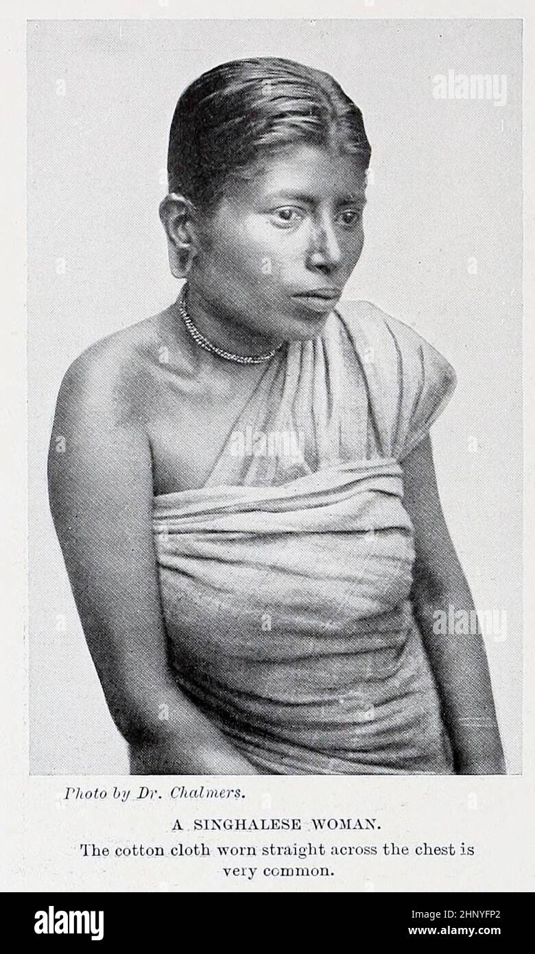 A Singhalese woman from The living races of mankind : a popular ...