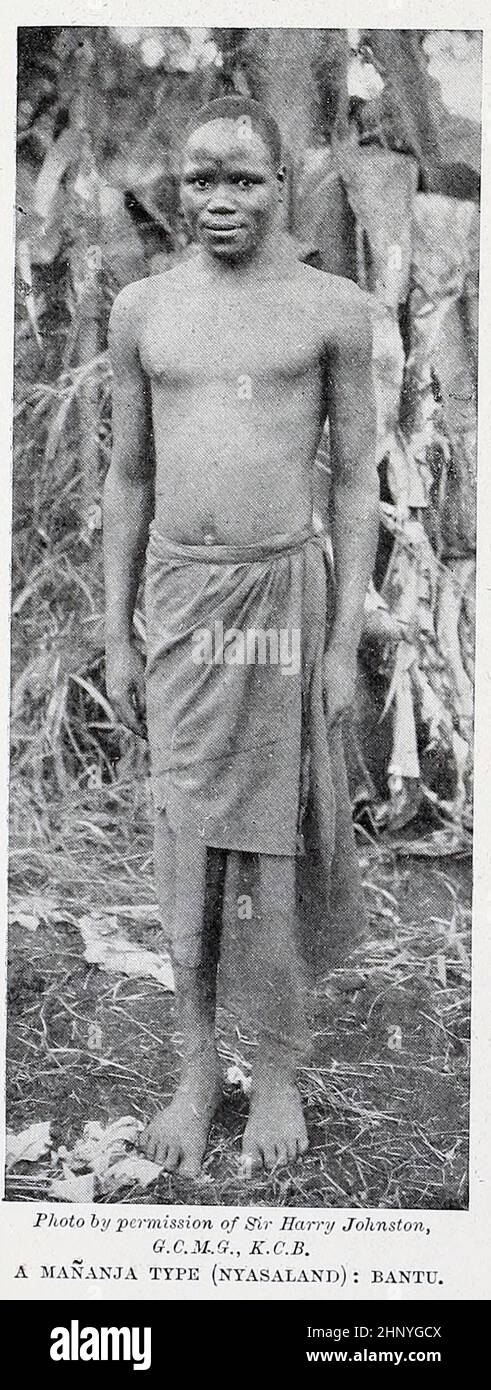 A Munanja type (Nyasaland) : Bantu from The living races of mankind : a ...